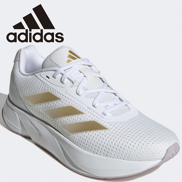 adidas WMNS DURAMO SL "FOOTWEAR WHITE GOLD METALLIC DASH GREY" IF7883 ...