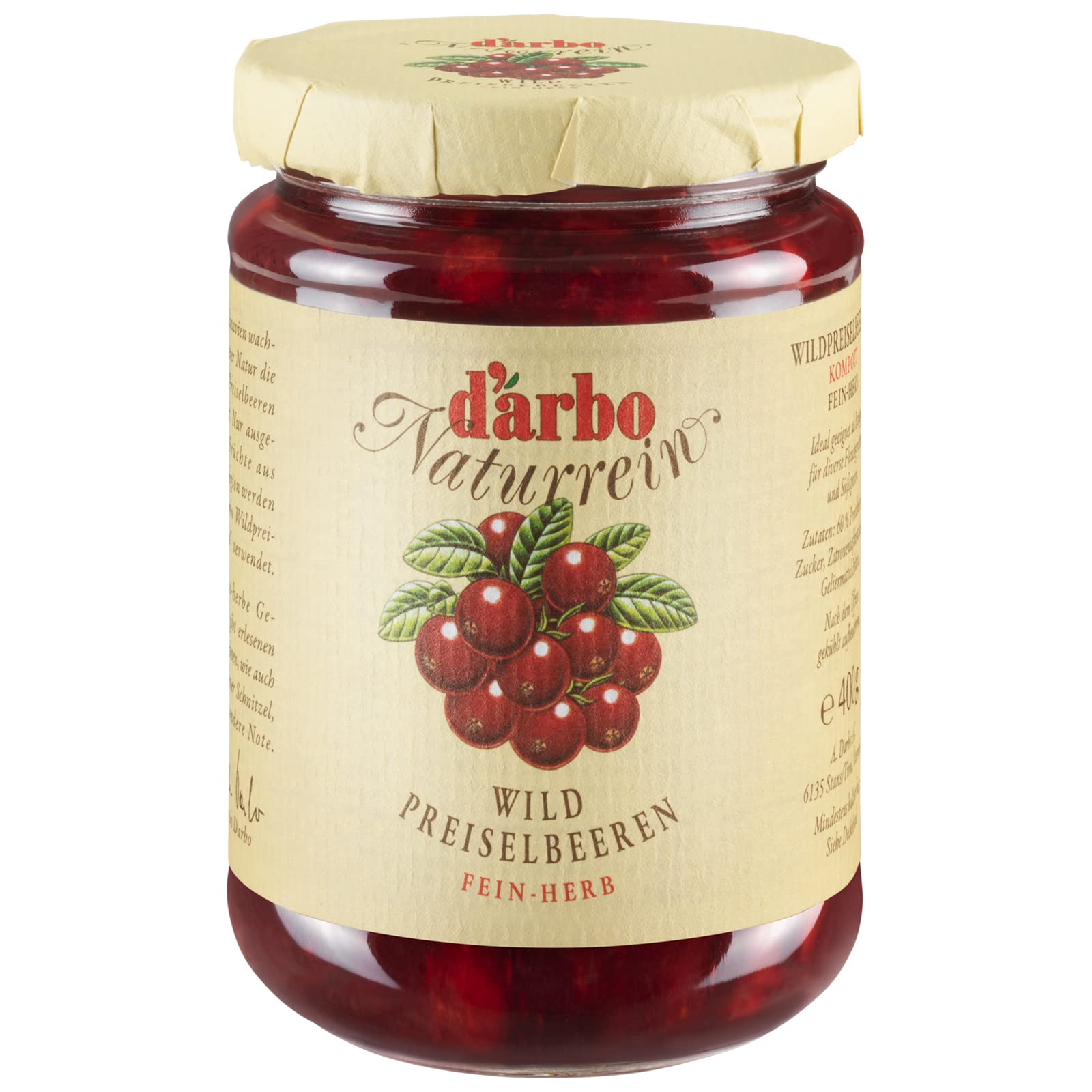 Yahoo!オークション- ダルボ リンゴンベリージャム 450g の製品情報