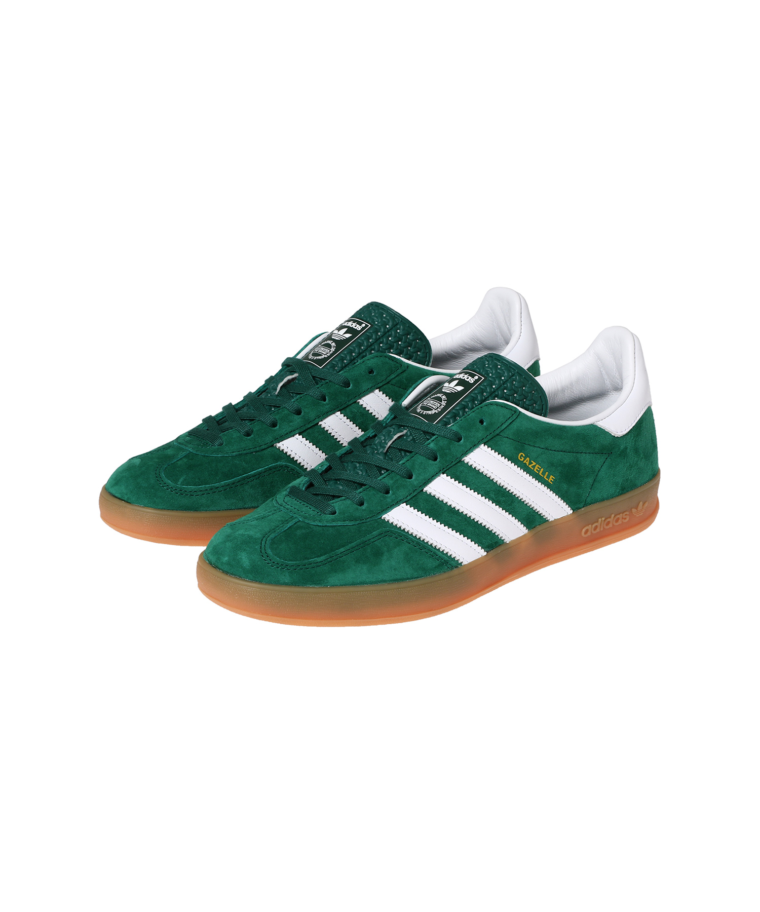 adidas GAZELLE INDOOR LOW "COLLEGE GREEN FOOTWEAR WHITE GUM" IG1596 ...