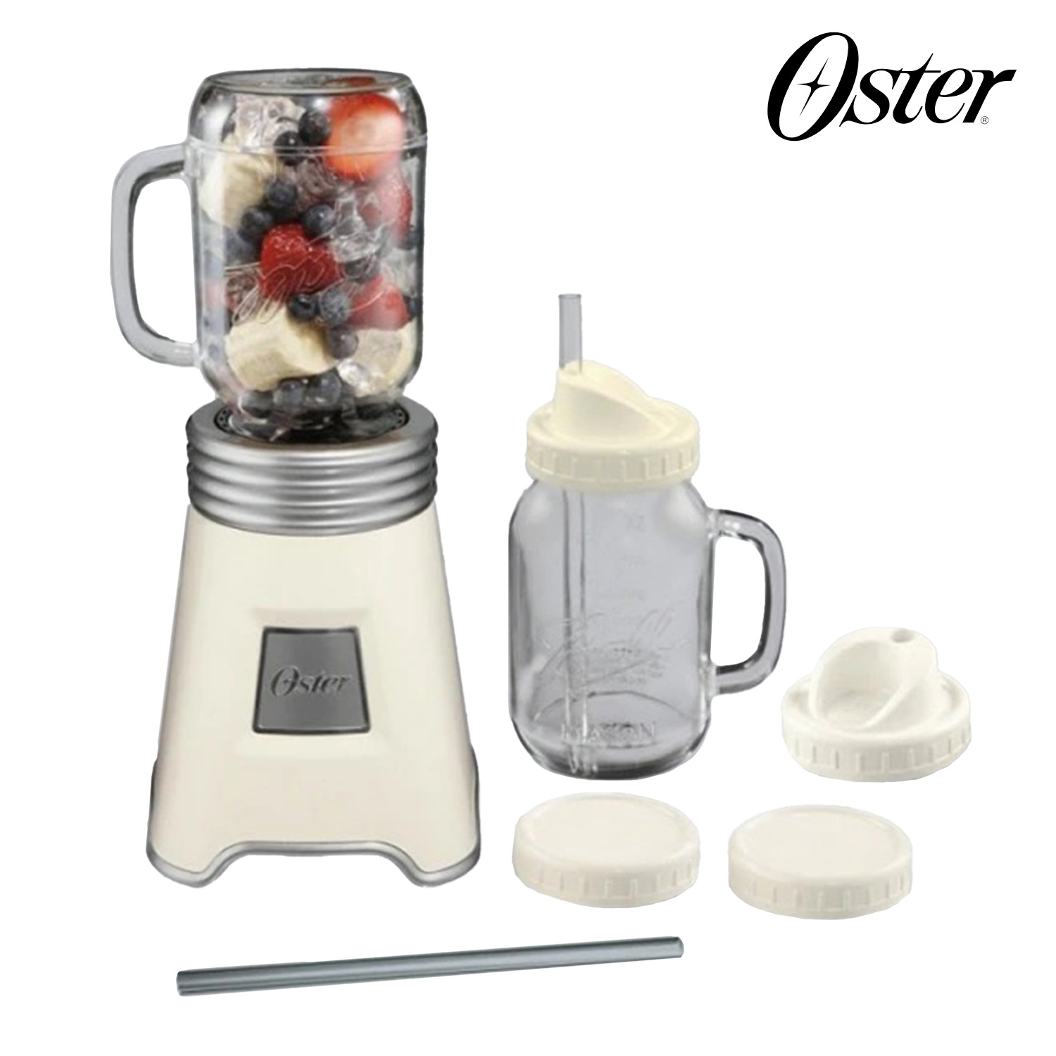 Oster ボールジャーブレンダー 2カップセット BLSTMM2-BWH-040 （ホワイト） ジューサー、ミキサー、フードプロセッサー - 最安値・価格比較 - Yahoo!ショッピング ...