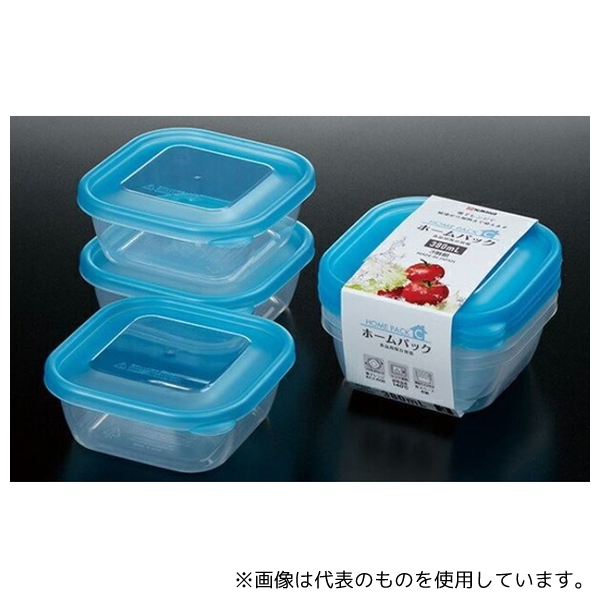 ナカヤ化学産業 ナカヤ化学産業 ホームパックC3P 380ml （ブルー） K292-3 【1個】 食品保存容器 - 最安値・価格比較 ...