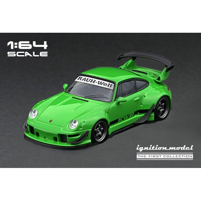 ignition model RWB 993 Green Metallic （1/64スケール ダイキャスト IG2841） おもちゃの ...