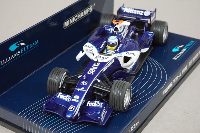 ミニチャンプス ウイリアムズ F1 コスワース FW28 Test ドライバー 2006 A.WURZ （1/43スケール ...