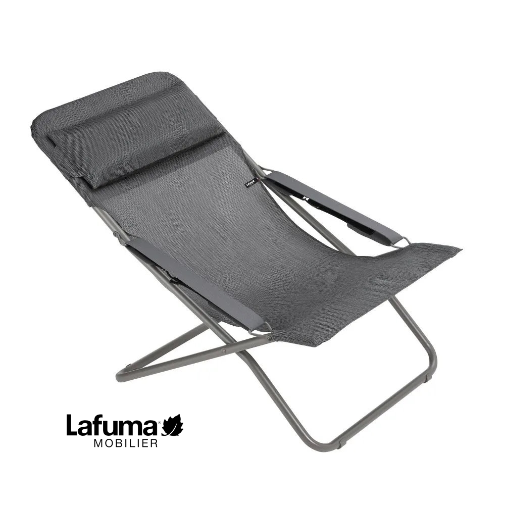 Lafuma サンデッキチェア TRANSABED BATYLINE DUO LFM2864_9718（OBSIDIAN TITANE ...