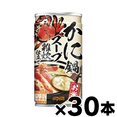 ダイドードリンコ DyDo ダイドー お米入り かに鍋スープ 雑炊仕立て 185g×30本 スープ - 最安値・価格比較 - Yahoo!ショッピング