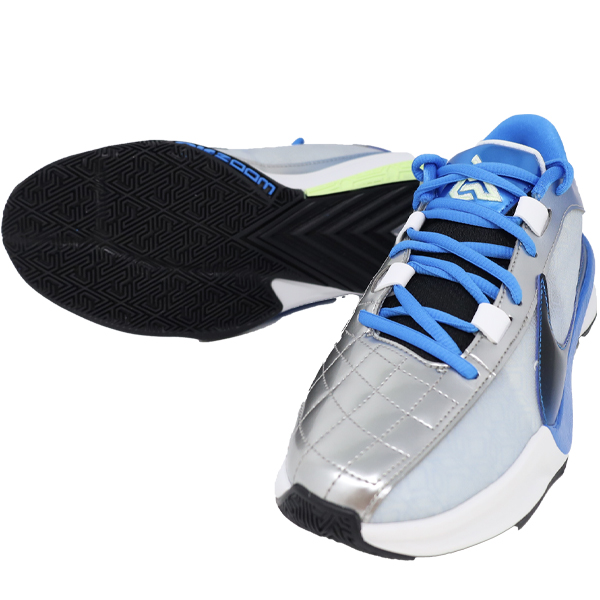 NIKE ZOOM FREAK 5 EP "PHOTO BLUE METALLIC SILVER BARELY VOLT BLACK ...