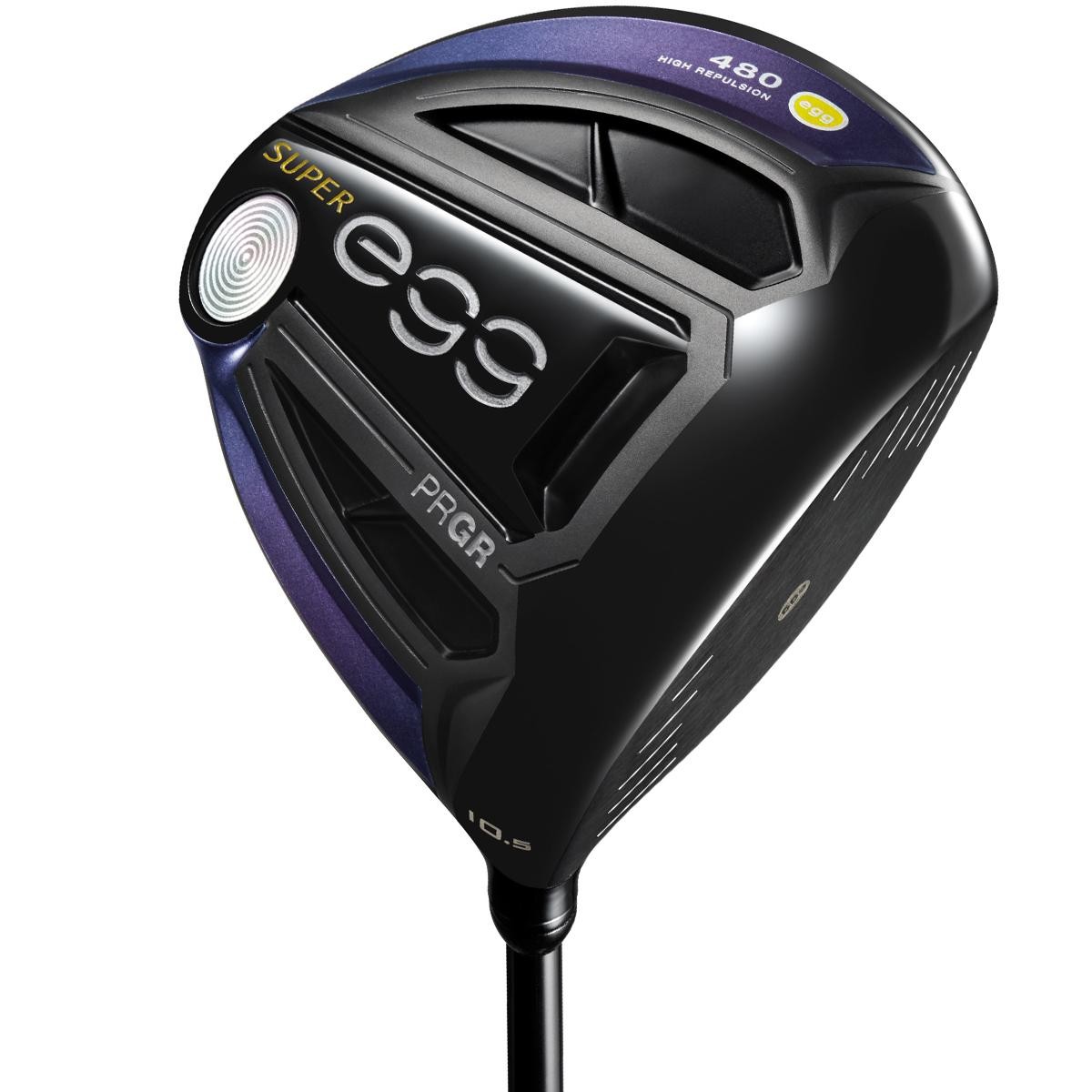 PRGR PRGR NEW SUPER egg 480 ドライバー[専用シャフト M-40（カーボン）]（1W/SR/10.5度） egg NEW SUPER egg ゴルフ ドライバー ...