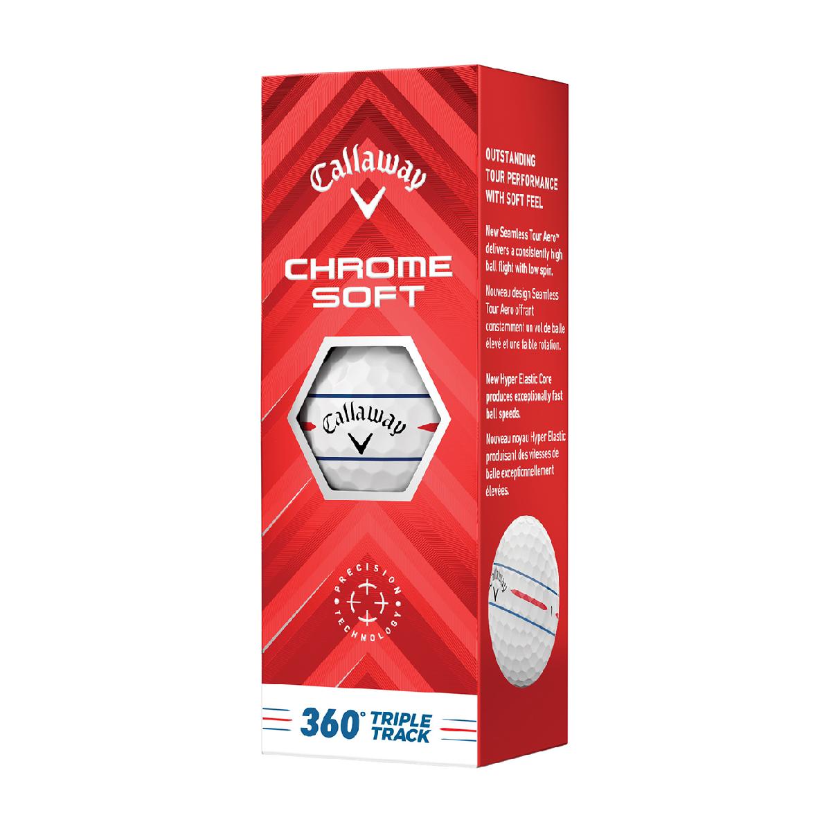 Callaway CHROME SOFT 360°トリプル・トラック （ホワイト） 2024年モデル 1スリーブ CHROME SOFT ゴルフボール - 最安値・価格比較 - Yahoo ...