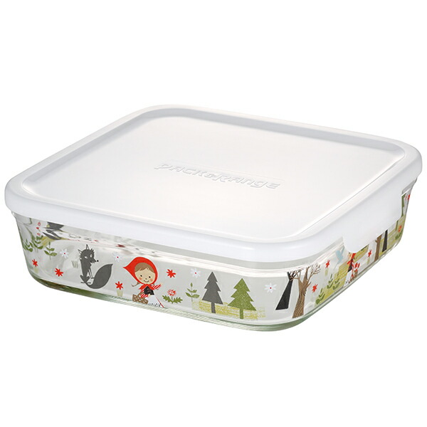 iwaki iwaki パック＆レンジ 角型 1.2L （森の赤ずきん） B3248-SNA1 【1個】 食品保存容器 - 最安値・価格比較 - Yahoo!ショッピング