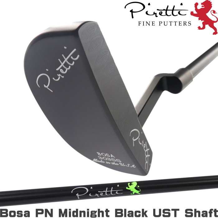 Piretti Piretti Bosa Midnight Black パター プランバーネック（クランクネック） パター - 最安値・価格 ...