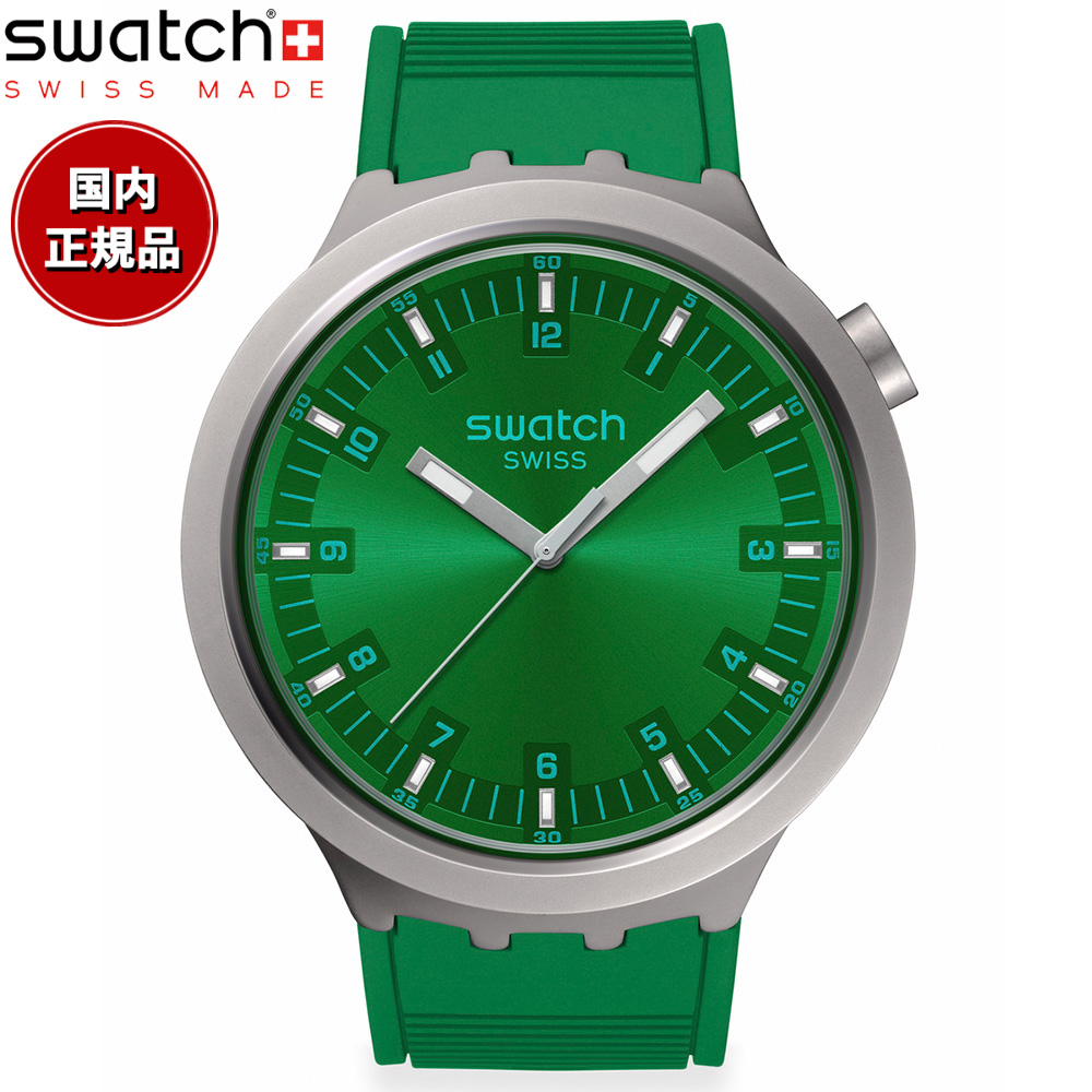 Swatch swatch BIG BOLD IRONY FOREST FACE SB07S101（グリーン） メンズ腕時計 - 最安値・価格 ...