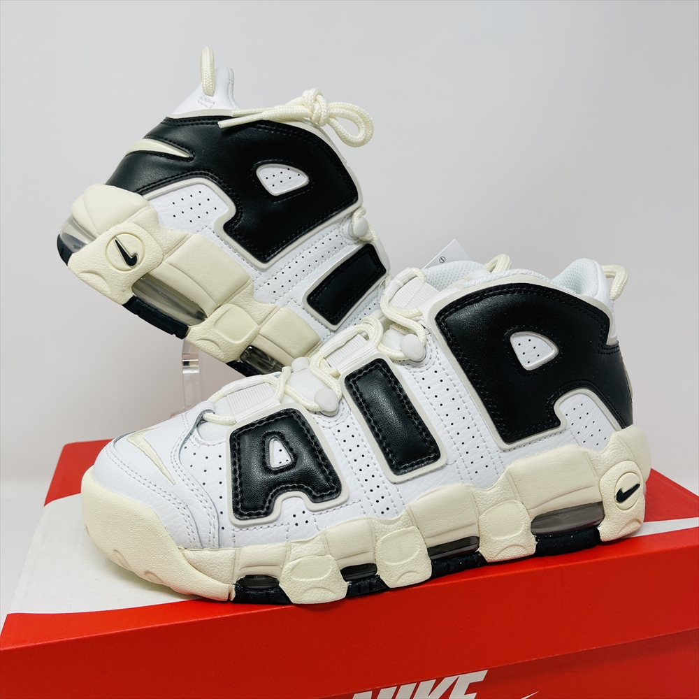 NIKE WMNS AIR MORE UPTEMPO "SUMMIT WHITE NIGHT FOREST" FB8480-100 （サミットホワイト/ライトオールウッドブラウン/ココナッツ ...