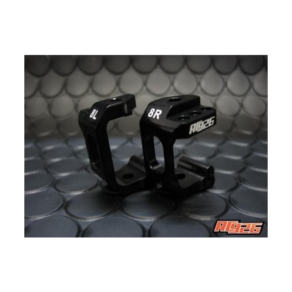 KN企画 【RC926】 ドリパケ/D-MAX用 アルミフロントハブキャリア（Cハブ）Type-2 キャスター角8度 ブラック KN-DP39BK ラジコンパーツ、アクセサリー - 最安値 ...