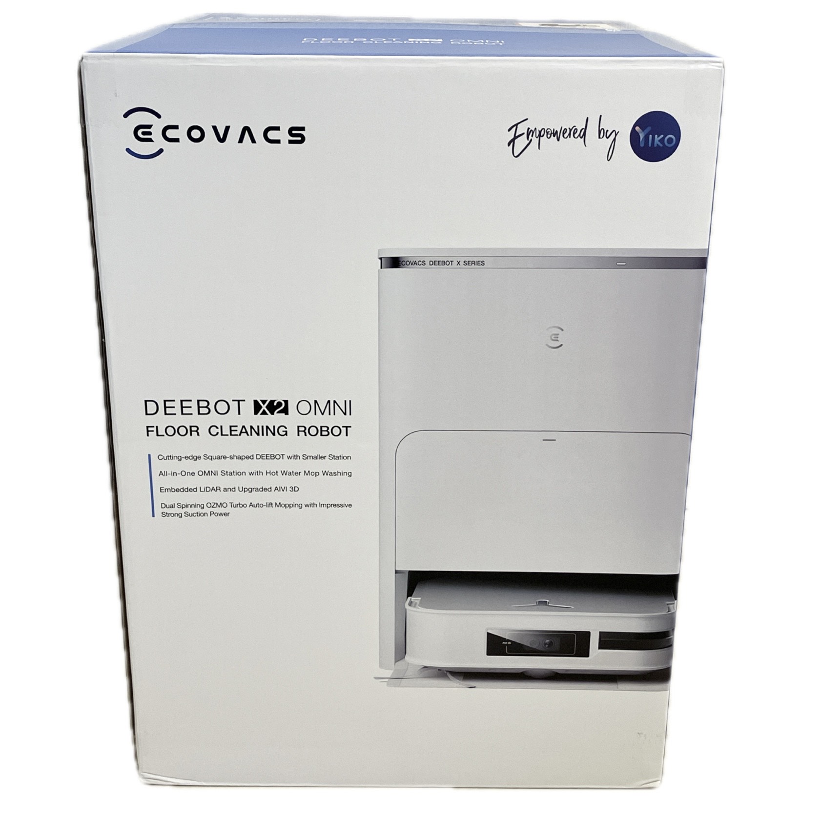 ECOVACS ECOVACS DEEBOT X2 OMNI DEX86-32EE（ホワイト） 自動ゴミ収集機付属 DEEBOT ロボット ...