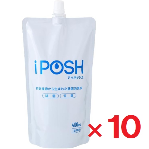 iPOSH アイポッシュ 詰替パウチ 400ml×10個 除菌剤、抗菌剤 - 最安値・価格比較 - Yahoo!ショッピング