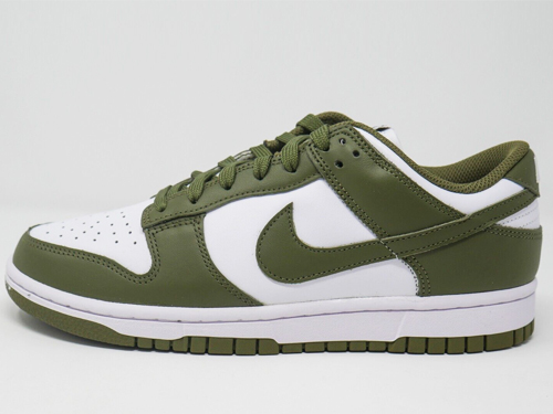 NIKE WMNS DUNK LOW "MEDIUM OLIVE" DD1503-120 （ホワイト/ミディアムオリーブ/ホワイト） ダンク ...