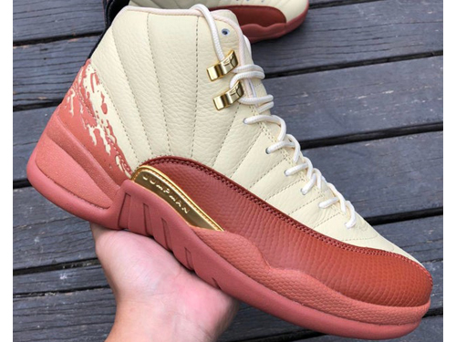 NIKE EASTSIDE GOLF × AIR JORDAN 12 "MUSLIN BLACK BURNT SUNRISE" DV1758 ...