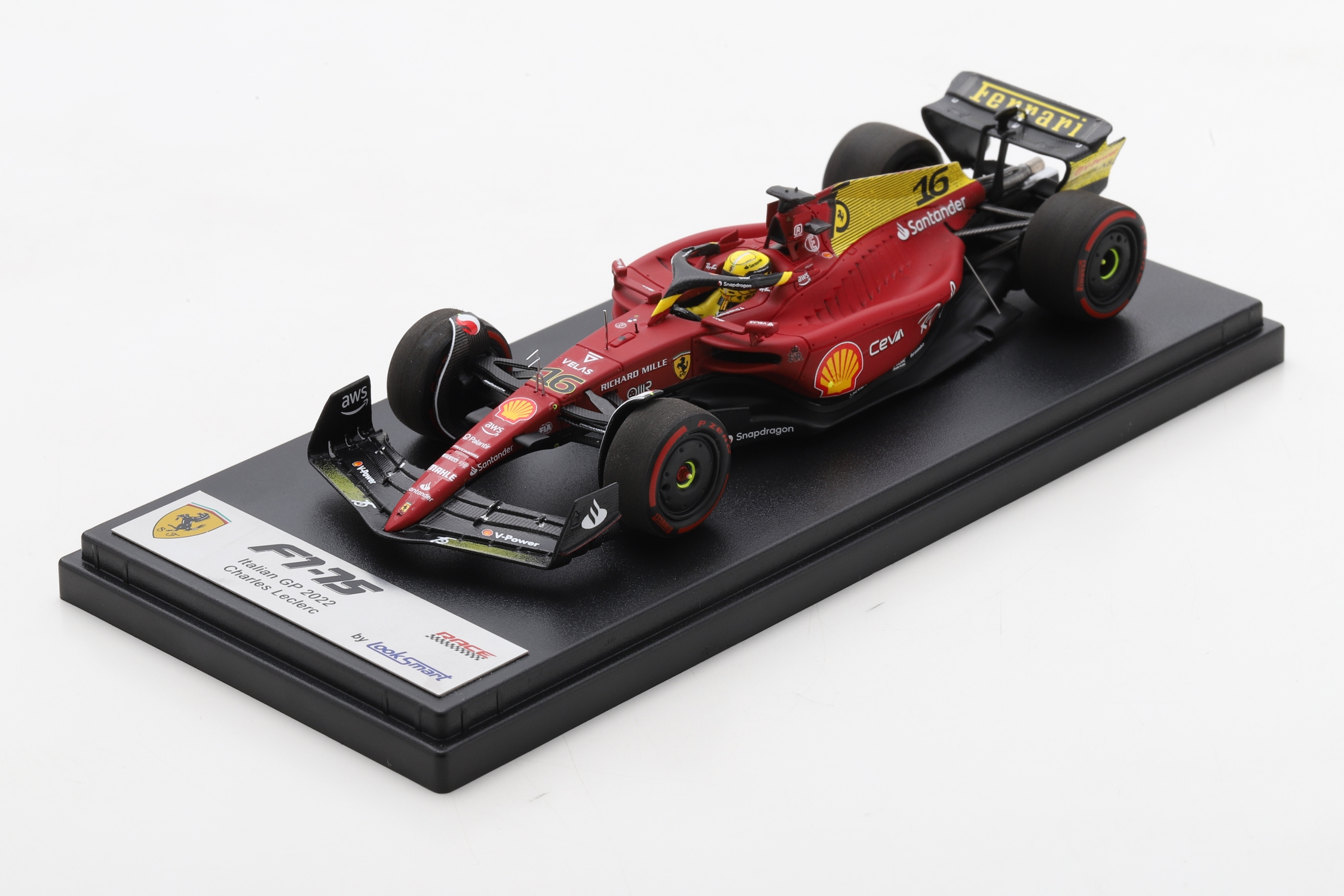 Ferrari F1-75 No.16 Italian GP 2022 Charles Leclerc （1/43スケール F1 ドライバー C.ルクレール LSF1045） おもちゃの ...