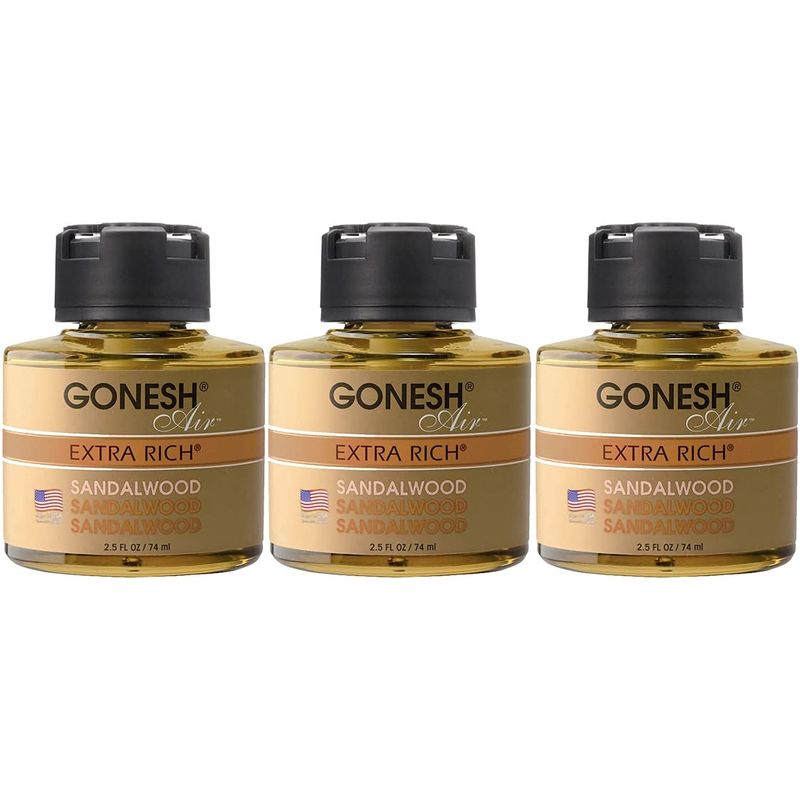 GONESH GONESH ガーネッシュリキッドエアフレッシュナー サンダルウッド 74ml × 3個 自動車用 消臭、芳香剤 - 最安値・価格比較 - Yahoo!ショッピング｜口コミ・評判 ...