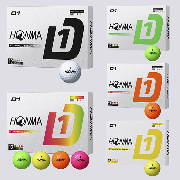 HONMA GOLF D1 2024年モデル BT2401 1ダース HONMA D1 ゴルフボール - 最安値・価格比較 - Yahoo!ショッピング