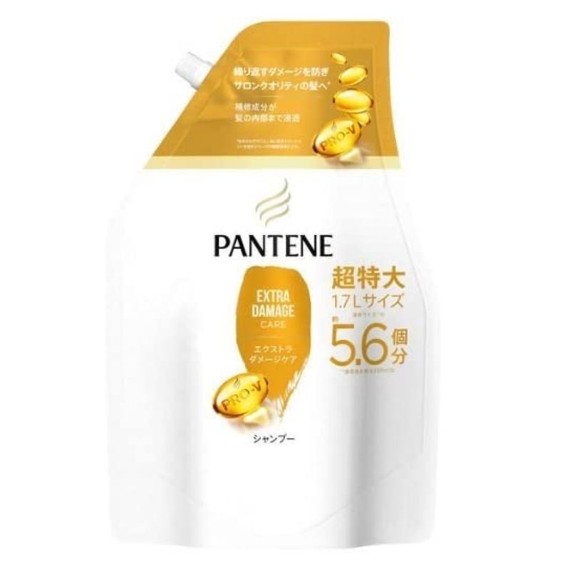 P&G パンテーン エクストラダメージケア シャンプー 詰め替え 1700ml×1個 パンテーン レディースヘアシャンプー - 最安値・価格比較 - Yahoo!ショッピング｜口コミ・評判からも探せる