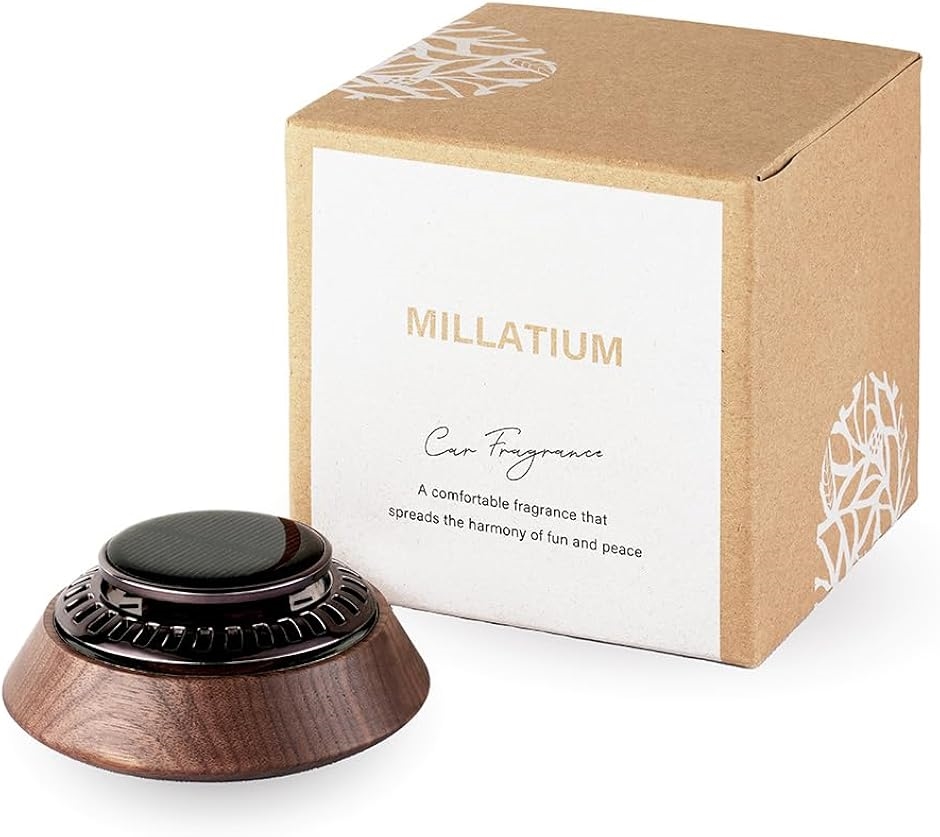 MILLATIUM カーディフューザー 車 芳香剤 ソーラー駆動 本体のみ リング付き MLT20 自動車用 消臭、芳香剤 - 最安値・価格比較 - Yahoo!ショッピング｜口コミ・評判からも探せる