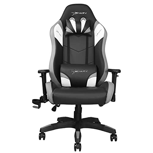 E-WIN ゲーミングチェア D9-GY（グレー） オフィス、ワークチェア - 最安値・価格比較 - Yahoo!ショッピング｜口コミ・評判からも探せる