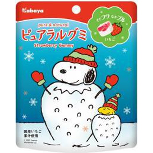 Kabaya カバヤ ピュアラルグミ いちご 58g×8袋 グミ、ジェリービーンズ - 最安値・価格比較 - Yahoo!ショッピング｜口コミ・評判からも探せる