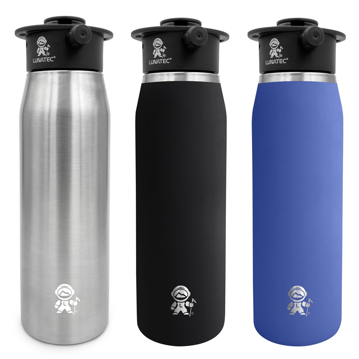 LUNATEC アクアボット 真空断熱ボトル 1.0L（ブラック）LTA1061000 水筒 - 最安値・価格比較 - Yahoo!ショッピング