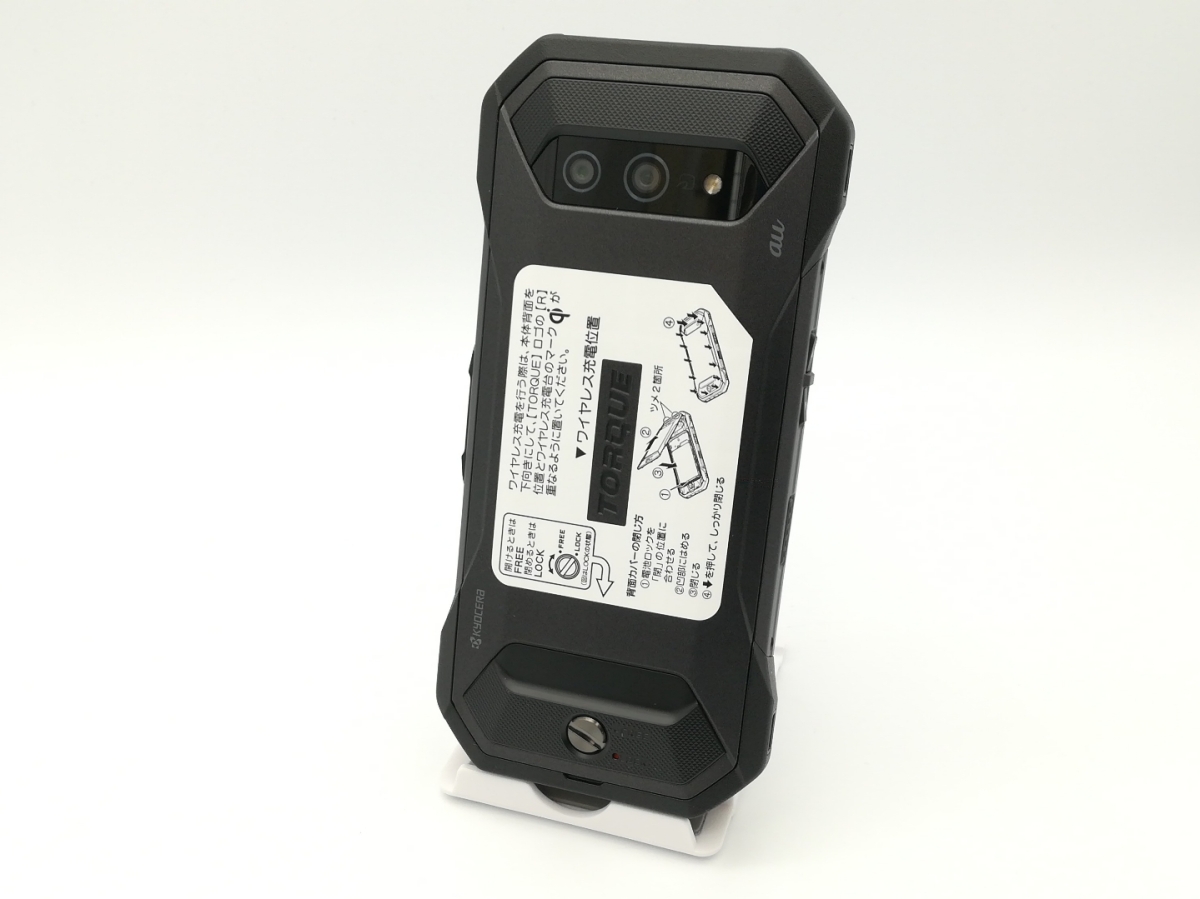 KYOCERA TORQUE 5G KYG01 5.5インチ メモリー6GB ストレージ128GB ブラック au TORQUE アンドロイド ...