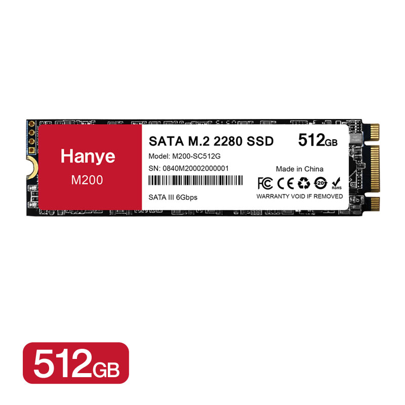 Hanye M200-SC512G [M200 M.2 Type2280 SATA 512GB] 内蔵型SSD - 最安値・価格比較 - Yahoo!ショッピング｜口コミ・評判からも探せる