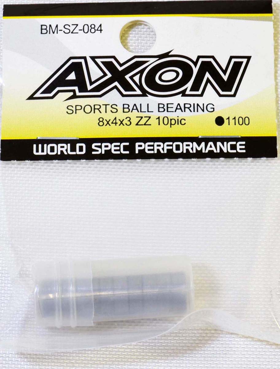 AXON SPORTS BALL BEARING 8x4x3 ZZ 10pic BM-SZ-084 ラジコンパーツ、アクセサリー - 最安値 ...