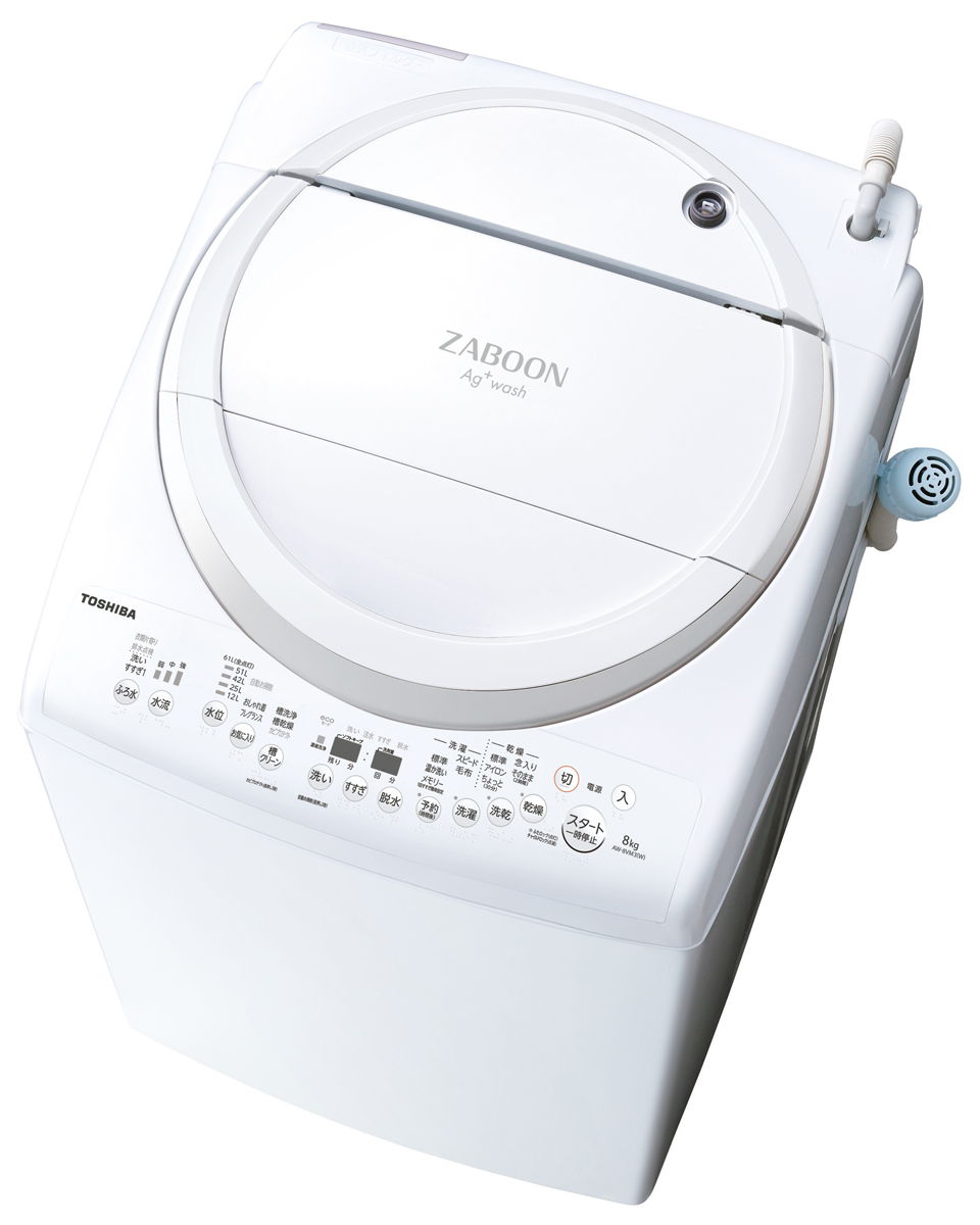 TOSHIBA ZABOON タテ型洗濯乾燥機 AW-8VM3（W） （グランホワイト） ZABOON 洗濯機本体 - 最安値・価格比較 ...