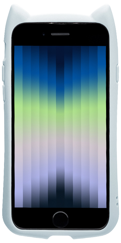 ラスタバナナ iPhone SE3/SE2/8/7 mimi GLASS 6833IP247HB（ライトブルー） mimi（ラスタバナナ ...