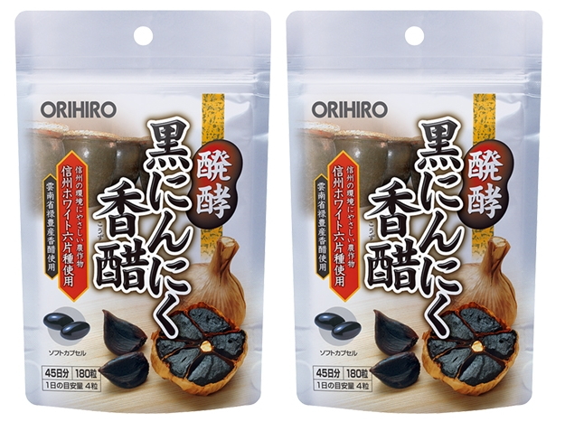 ORIHIRO オリヒロ 醗酵黒にんにく香醋 180粒入×2個 にんにく卵黄 - 最安値・価格比較 - Yahoo!ショッピング