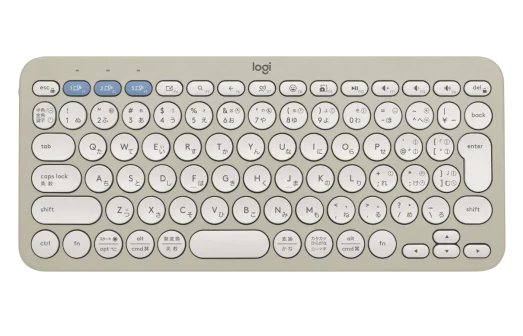 logicool logicool PEBBLE KEYS 2 K380S ワイヤレスキーボード K380sGY（グレージュ） キーボード本体 - 最安値・価格比較 - Yahoo ...