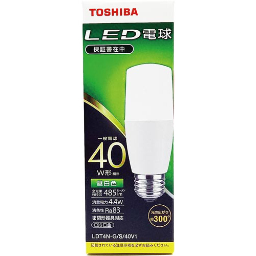 NVC Lighting 電球形LEDランプ LDT4N-G/S/40V1 （昼白色） LED電球、LED蛍光灯 - 最安値・価格比較 - Yahoo!ショッピング