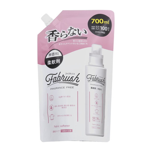 ファブラッシュ fabrush 無香料 濃縮柔軟剤 詰替用 700ml × 8個 柔軟剤 - 最安値・価格比較 - Yahoo!ショッピング｜口コミ・評判からも探せる