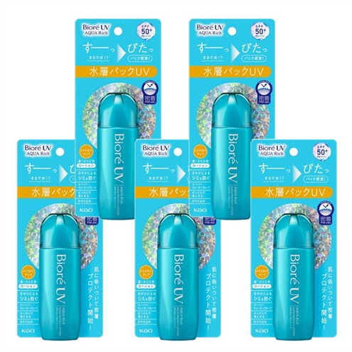 Kao ビオレUV アクアリッチ アクアプロテクトローション SPF50＋ PA＋＋＋＋ 70ml×5個 Biore ビオレUV 日焼け止め - 最安値・価格比較 - Yahoo!ショッピング ...