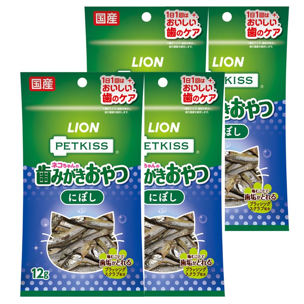 LION（ペット） PETKISS FOR CAT（ペットキッス） オーラルケア にぼし 12g×4個 PETKISS 猫用おやつ - 最安値・価格比較 - Yahoo!ショッピング｜口コミ ...