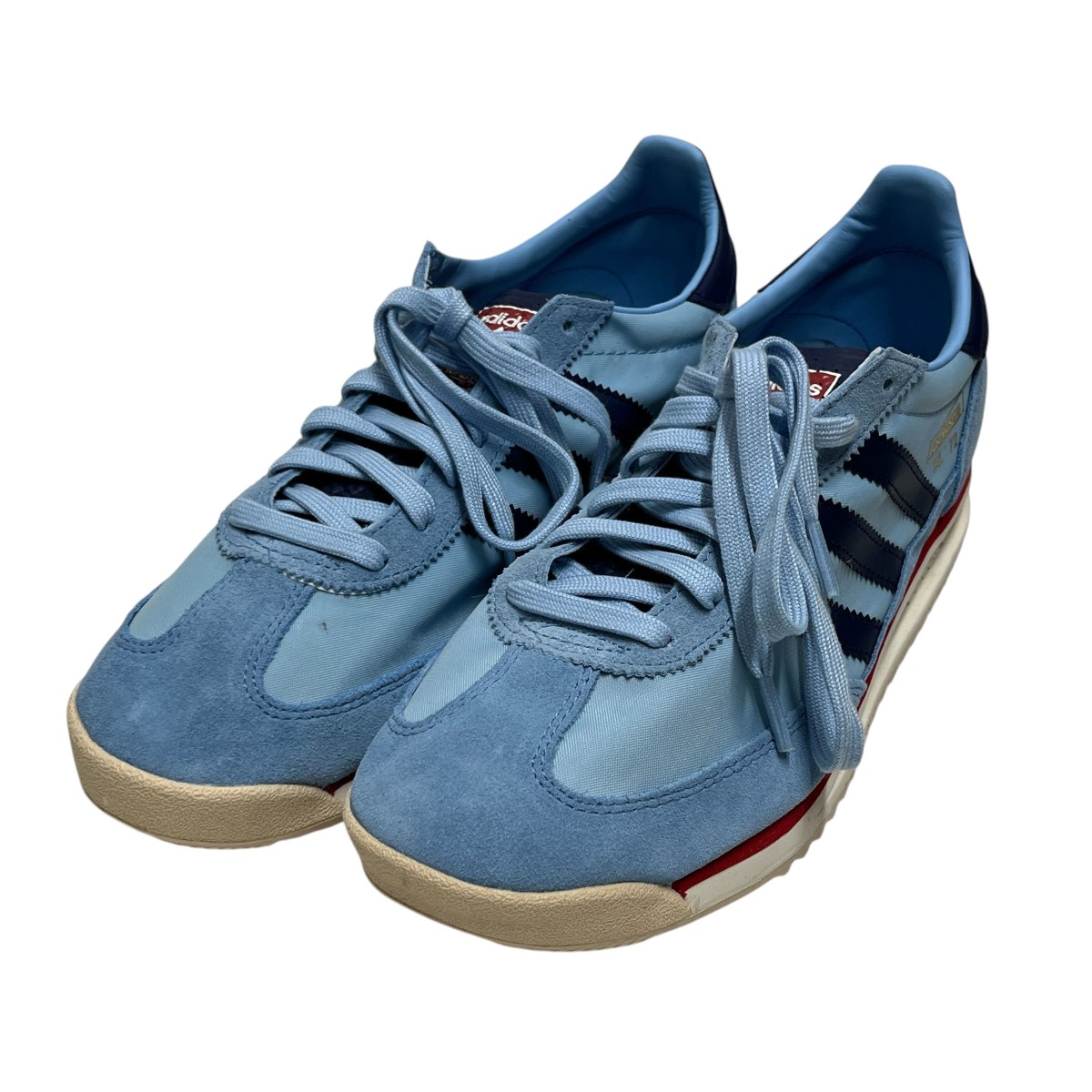 adidas SL 72 RS "LIGHT BLUE DARK BLUE BETTER SCARLET" IG4649 （ライトブルー ...
