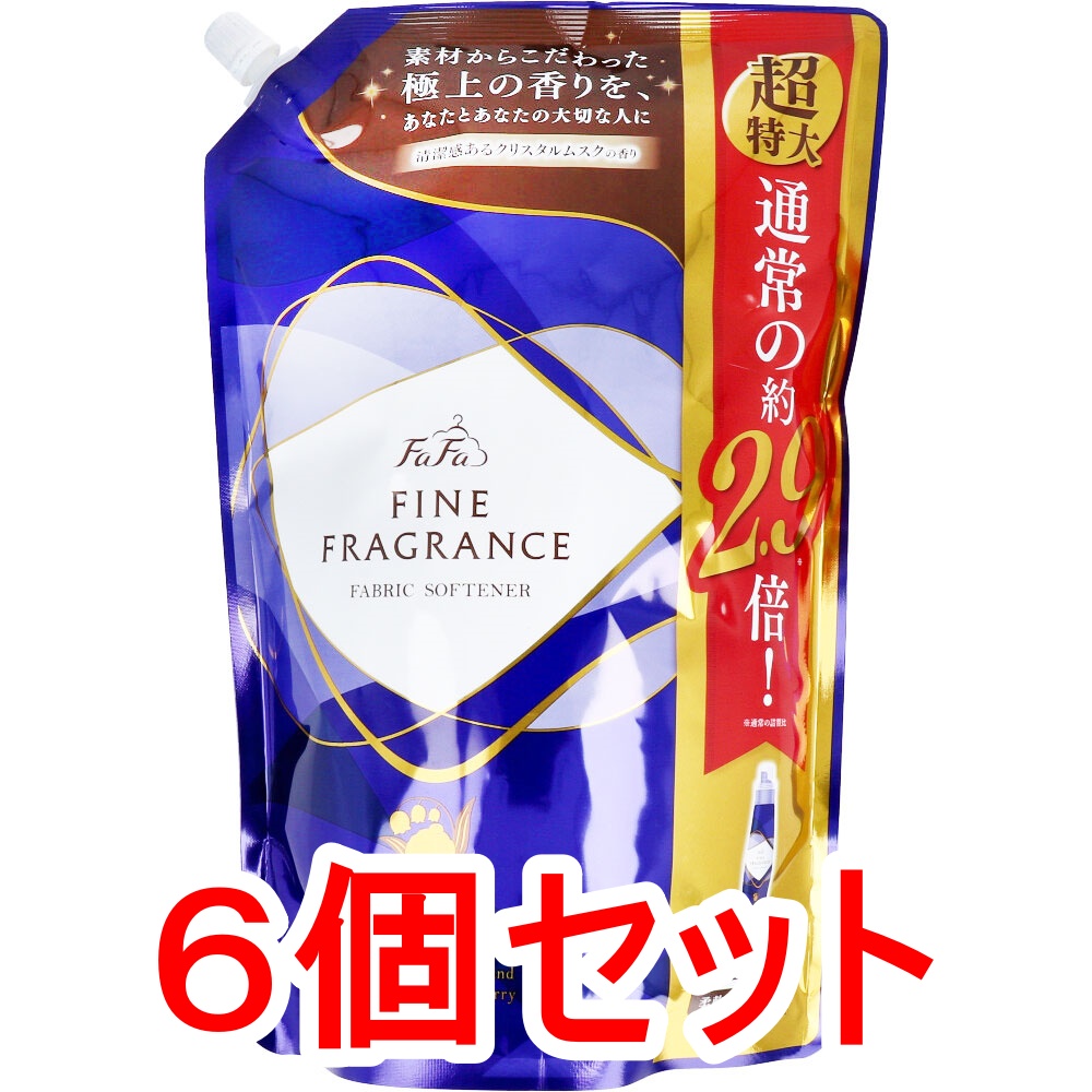 ファーファ ファーファ ファインフレグランス オム クリスタルムスクの香り 柔軟剤 詰替用 1400ml × 6個 FaFa FINE FRAGRANCE 柔軟剤 - 最安値・価格比較 ...
