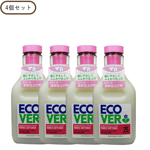 ECOVER ECOVER アップルブロッサム＆アーモンドの香り 柔軟剤 本体 750ml × 4個 柔軟剤 - 最安値・価格比較 - Yahoo!ショッピング｜口コミ・評判からも探せる