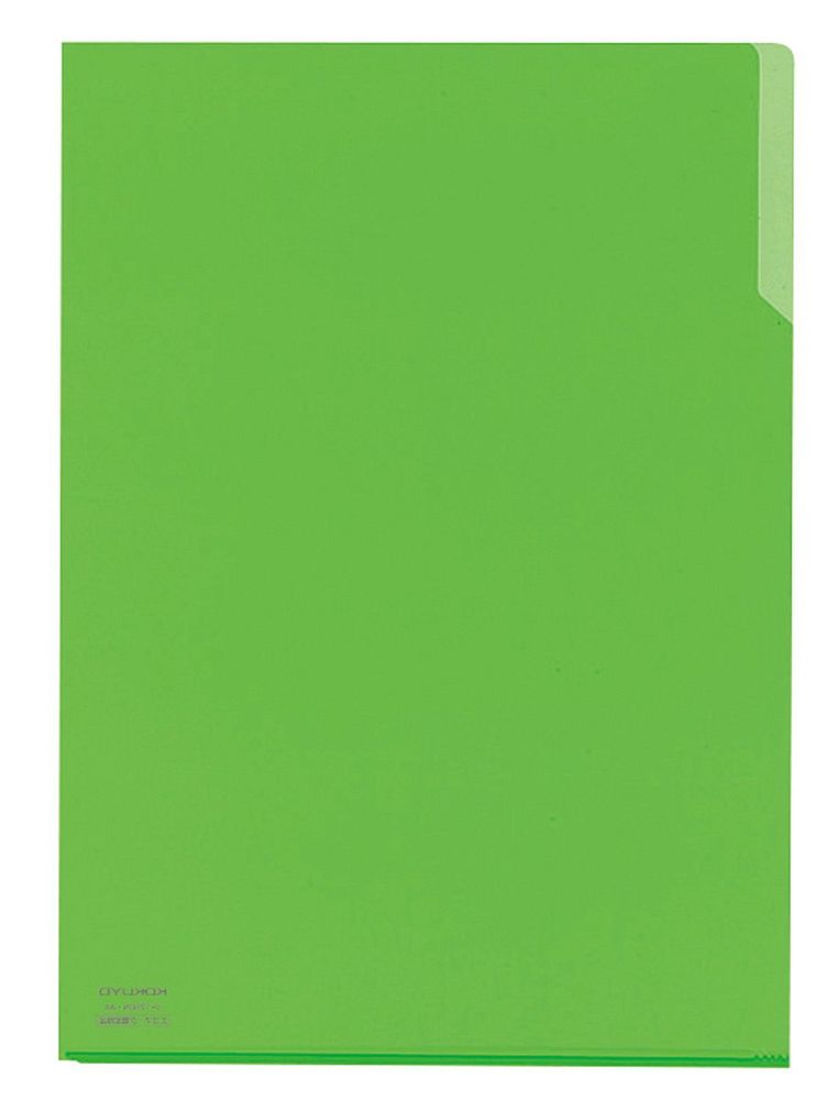 KOKUYO コクヨ クリヤーホルダー10 PP A4（黄緑）フ-T750-4×1枚 クリアホルダー - 最安値・価格比較 - Yahoo!ショッピング