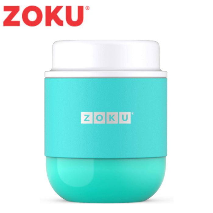 ZOKU フードジャーTeal 295ml ティールフードジャー 保冷保温 カラフルフードジャー 便利 お出かけ用 行楽 お弁当 Food jar teal ブルー ZK305-TL 保温弁当 ...
