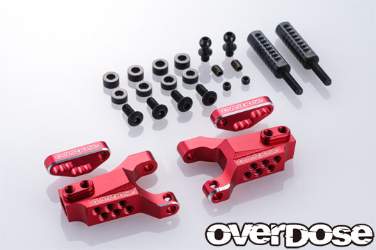 OVERDOSE アジャスタブルアルミフロントサスアームType-3 （For OD / レッド） OD2863 ラジコンパーツ、アクセサリー - 最安値・価格比較 - Yahoo ...