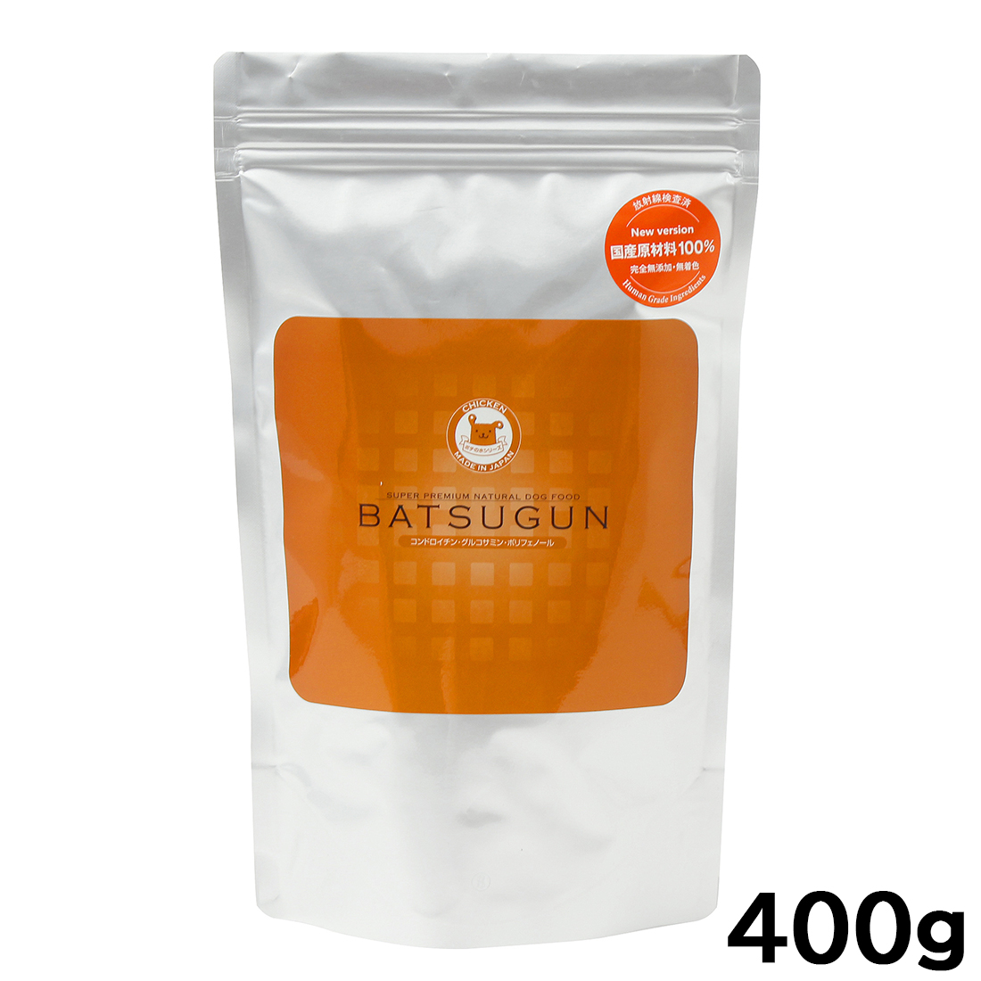BATSUGUN ドッグフード シニア チキン 400g ドッグフード ドライフード - 最安値・価格比較 - Yahoo!ショッピング