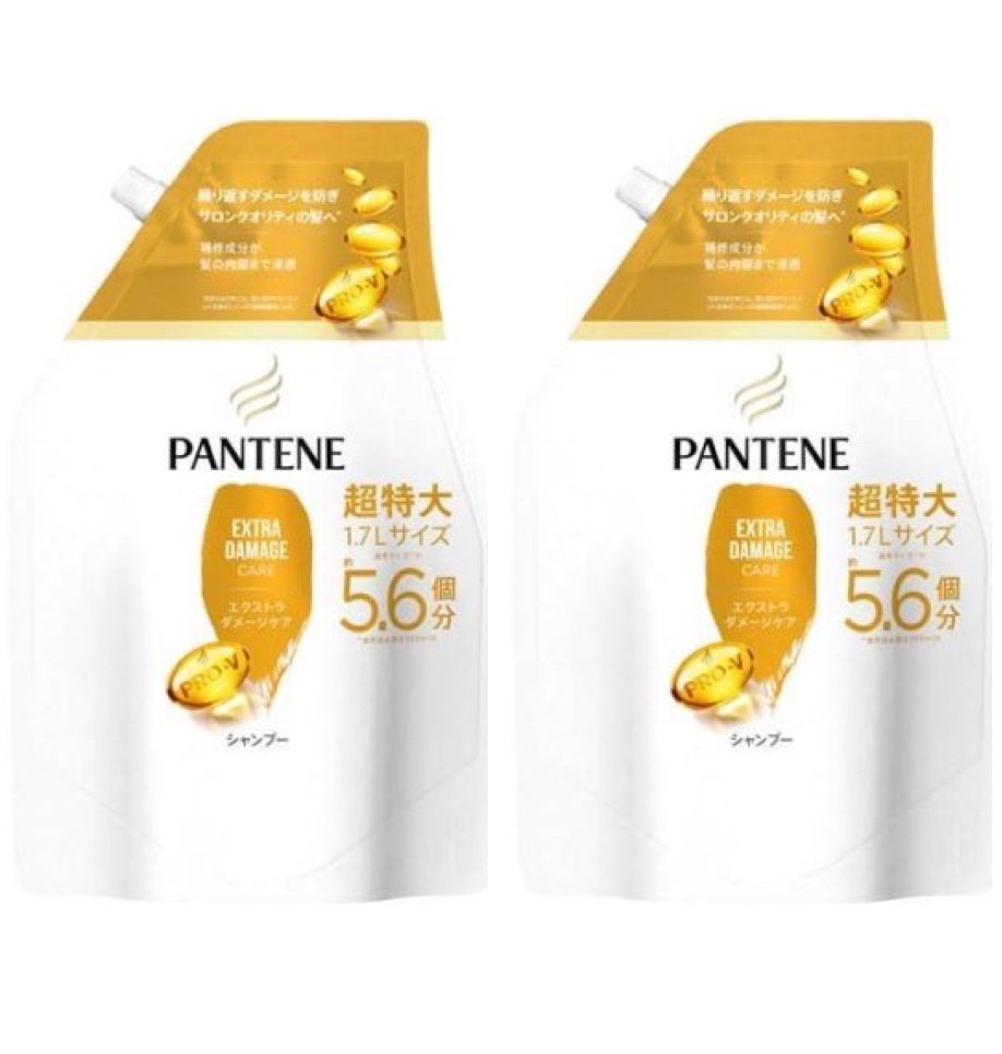 P&G パンテーン エクストラダメージケア シャンプー 詰め替え 1700ml×2個 パンテーン レディースヘアシャンプー - 最安値・価格比較 - Yahoo!ショッピング｜口コミ・評判からも探せる