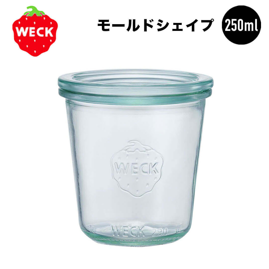 WECK WECK モールドシェイプ 250ml WE-900×1個 ガラス瓶、キャニスター - 最安値・価格比較 - Yahoo!ショッピング