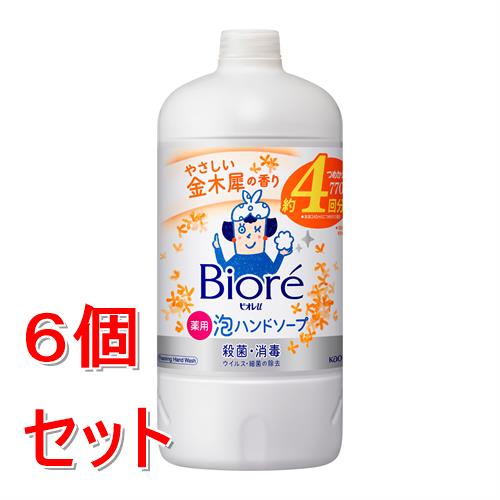 Kao ビオレu 薬用 泡ハンドソープ 金木犀 詰替/770ml×6 Biore ビオレu ハンドソープ - 最安値・価格比較 - Yahoo!ショッピング